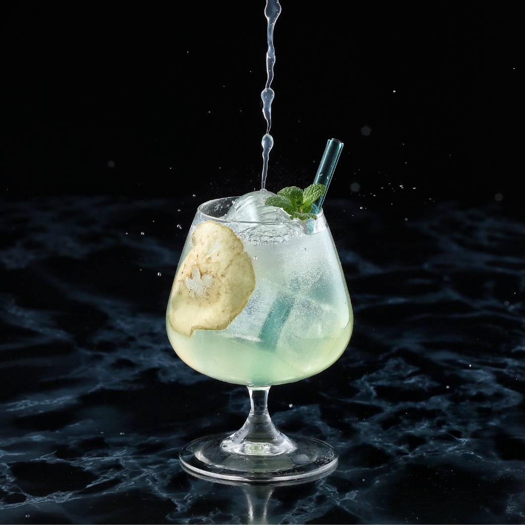 Apple & Ginger Fizz cocktail recipe using Bob’s Peppermint Bitters