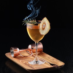 Fiona cocktail recipe using Bob’s Abbotts Bitters