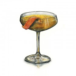 Pepperino cocktail recipe using Bob’s Grapefruit Bitters